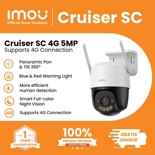 Promo Imou Cruiser SC 5MP 4G Blue & Red Warning Light Smart Full-color Night Vision - CAMERA ...