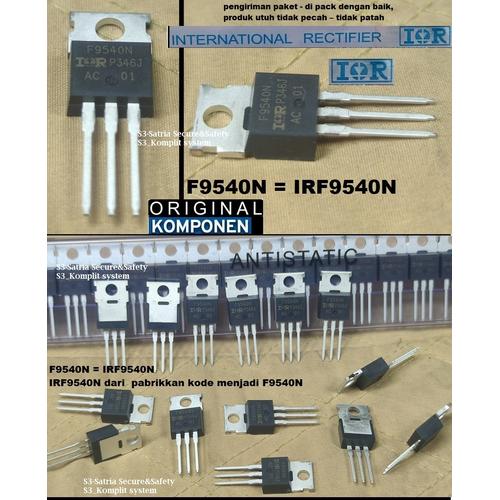 Jual Mosfet IRF9540N Transistor IRF9540 IRF 9540 N IC 9540N - Jakarta Timur - s3.satria secure ...