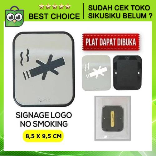 Jual Signage Dilarang Merokok 10X10 CM Simbol Logo Peringatan No ...