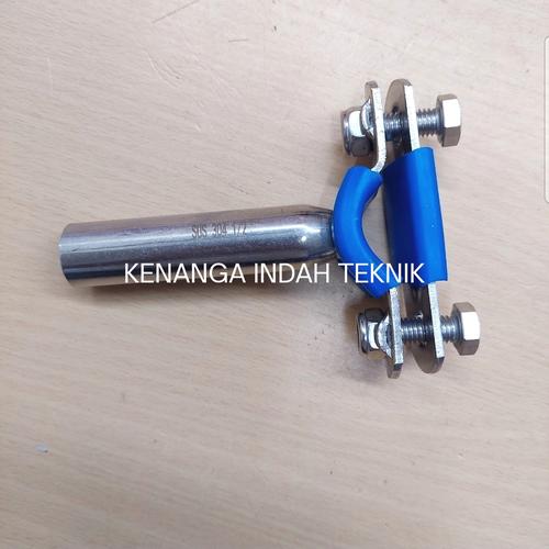 Jual Clamp Pipa Sanitary 1/2" inch / Klem Pipa Holder Stainless Steel ...