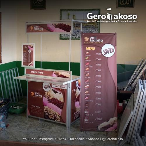Jual Gerobak Pukis Lipat | Booth Portable - Booth, 80CM Polos - Kab ...