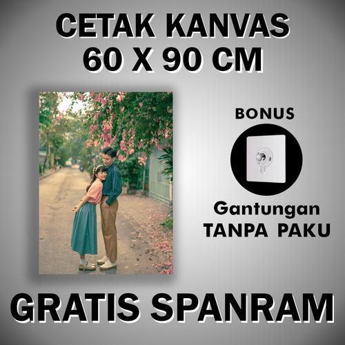 Jual Cetak Foto Kanvas/Canvas Photo Print 60x90 Cm (Gratis Spanram ...