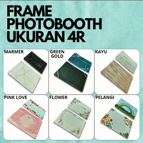Jual Frame photobooth kertas premium ukuran 4R 2 sisi bolak balik versi ...