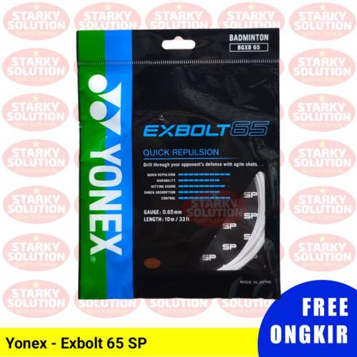 Jual Senar EXBOLT 65 SP Raket Bulutangkis Badminton Original - Hitam ...