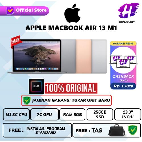 Promo Apple Macbook Air Ori Ibox 13 M1 8c Cpu Ram 8Gb 256Gb ssd 7c Gpu ...