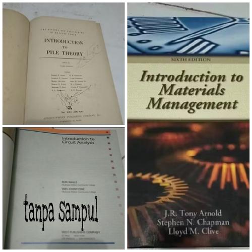 Jual Introduction to circuit analysis / to pile theory/material management - to pile theory ...