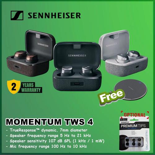 Promo Sennheiser Momentum True Wireless 4 Earbuds Earphones TWS ...