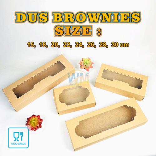 Jual (isi 25pcs) Dus Box Bolen Laminasi / Kotak Brownies Laminasi ...