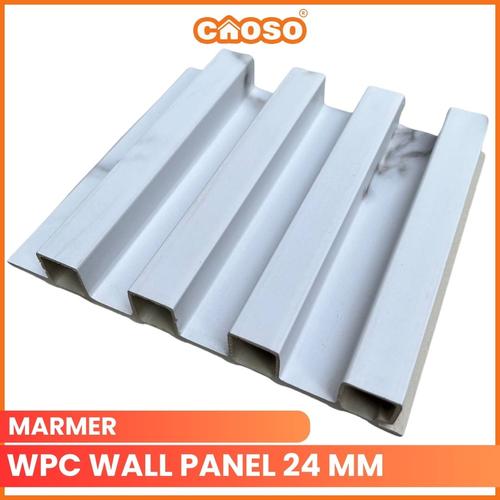 Promo WPC wallPanel 3 Meter Putih Mamer | Dekorasi Dinding Kayu | Wall ...