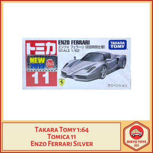 Jual Takara Tomy 1:64 Tomica 11 Enzo Ferrari Silver Takaratomy - Kota ...