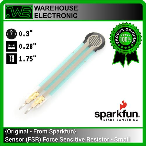 Jual Sensor FSR Force Sensitive Resistor Small - ORIGINAL Sparkfun ...