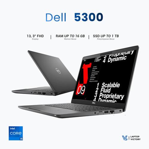 Promo Laptop Dell Latitude 5300 Intel Core i5 / i7 Gen 8 RAM 16GB Murah ...