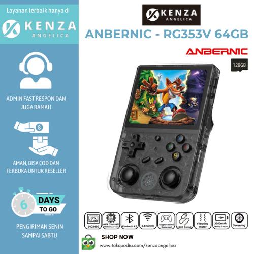 Promo ANBERNIC RG353V 128GB Handheld Retro Game Console Emulator 27000 Games - Ungu - Jakarta ...