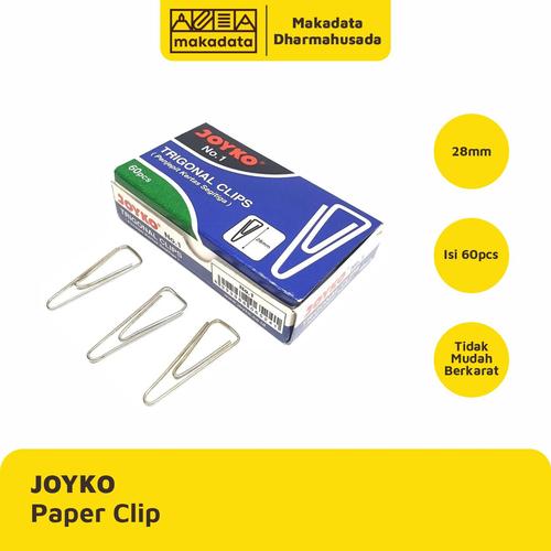 Jual PAPER CLIP | KLIP PENJEPIT KERTAS JOYKO NO.1 (1 PCS) - Kota ...