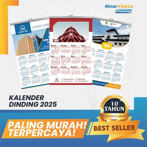 Jual Kalender Dinding 1 Lembar | Kalender Dinding Custom Design - 32 x ...