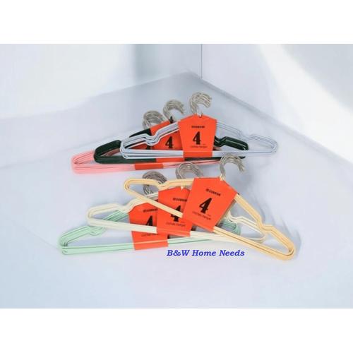 Jual Hanger Gantungan Baju Pakaian Tebal Karet Isi 10pcs Kamar Mandi ...