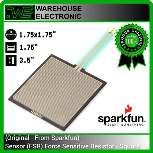 Jual Sensor FSR Force Sensitive Resistor Square - ORIGINAL Sparkfun ...