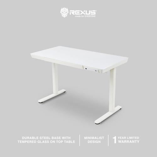 Jual MEJA GAMING Rexus Gaming Desk Elvate RXD-128 WHITE - Kota Makassar ...