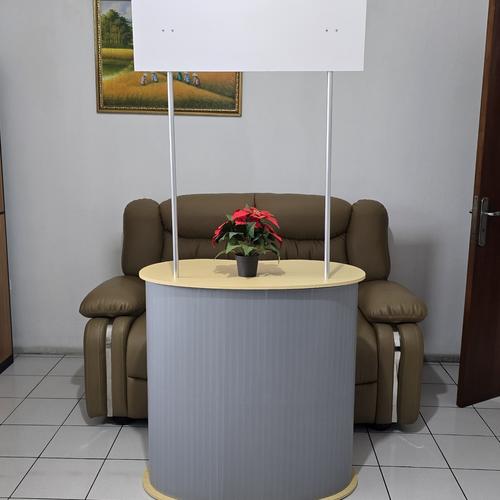 Jual Poly Counter / Event Desk / Easy Counter ( Meja Lengkung dgn ...