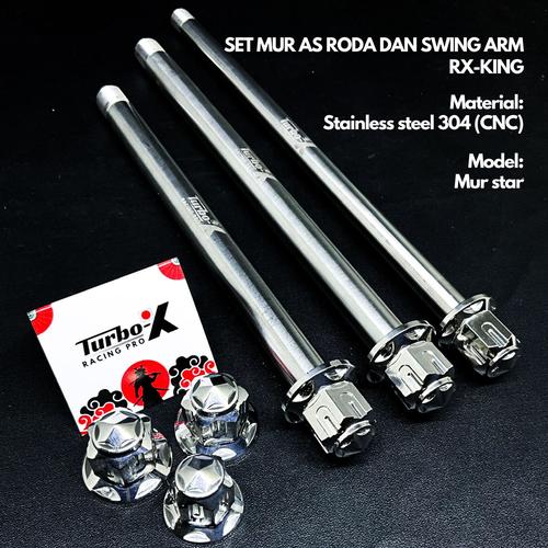 Jual SET AS RODA DAN SWING ARM RX KING RXS YT MODEL MUR STAR STAINLESS ...