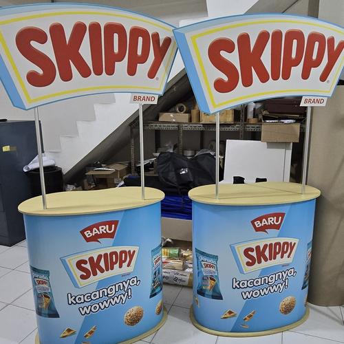 Jual Poly Counter ( Dengan Cetakan ) / Event Desk (Lengkung dengan ...