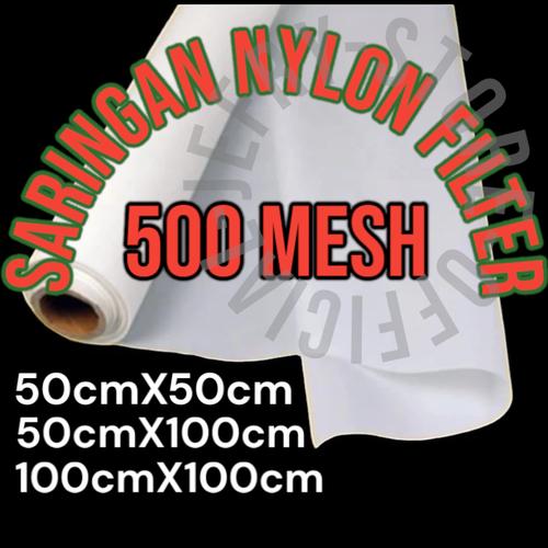 Jual kain saringan filter mesh 500 penyaring/pemisah minyak dan air ...
