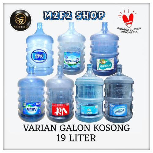 Jual Galon Kosong Berbagai Macam Merk Aqua Crystalin Oasis Prima Pristine HDO VIT - 19000 ml ...