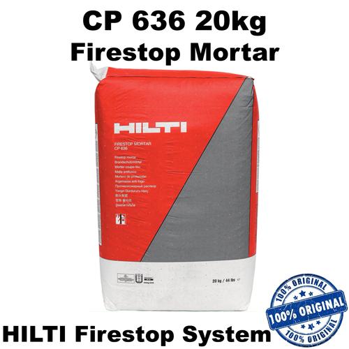 Jual HILTI Firestop Mortar CP 636 20KG | HILTI Mortar Semen Tahan Api ...