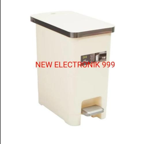 Jual EKO PEDAL BIN HANA SLIM 10L WHITE Eko 10 Ltr Hana Tempat Sampah ...