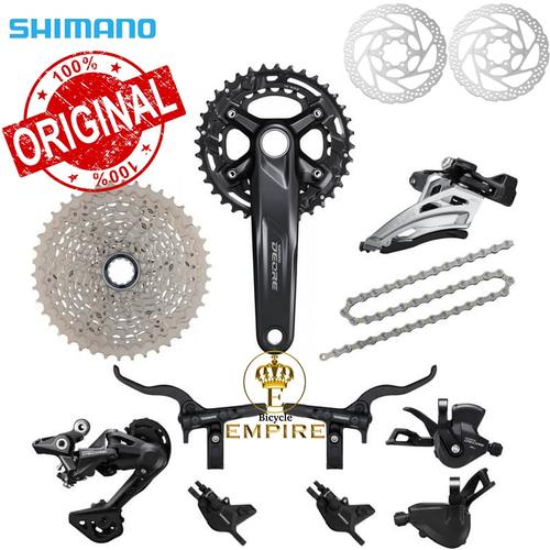 Jual Groupset Shimano Deore M 4100 2 x 10 Speed Group Set GS Deore ...