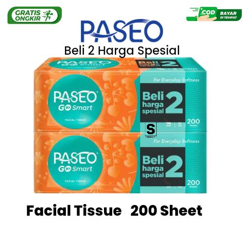 Jual Tisu Tissue Paseo Go Smart Isi 200 Sheets / 2 Ply / Tissue ...