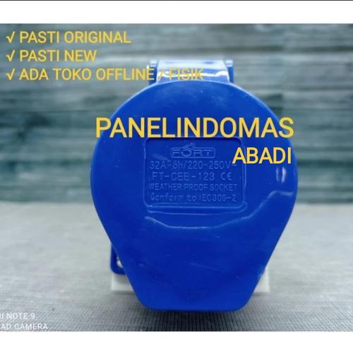 Jual SURFACE MOUNTING / WALL SOCKET 3P 3PIN 32A 123 FORT IP44 - Jakarta ...