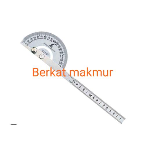 Jual shinwa penggaris pengaris busur 15cm 15 cm 150mm 150 mm asli original busur derajat no 101 ...