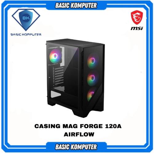 Jual Casing MSI MAG FORGE 120A AIRFLOW [ ATX / Micro-ATX / Mini-ITX ...