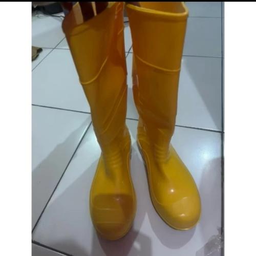 Jual KRISBOW Sepatu Safety Boots kuning Safety shoes boots Sepatu ...
