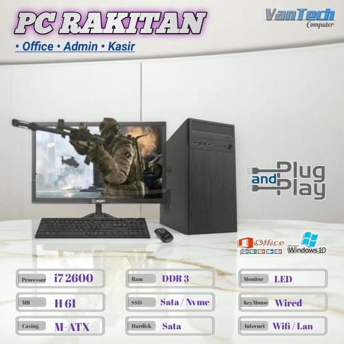 Jual Komputer PC Rakitan Standard Core i7 2600 Admin / Office Siap ...