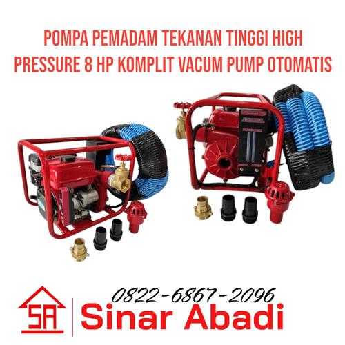 Jual Pompa pemadam Tekanan Tinggi High pressure 8HP Komplit Vacum pump ...