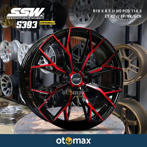 Jual Velg Mobil SSW S393 Original Ring 18 FP/BK/GCR - Non Tokopedia - Kab. Tangerang - Otomax ...