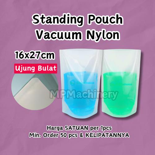 Jual Plastik Standing Pouch Nylon Vacuum 16x26 16x27 cm / Kemasan ...