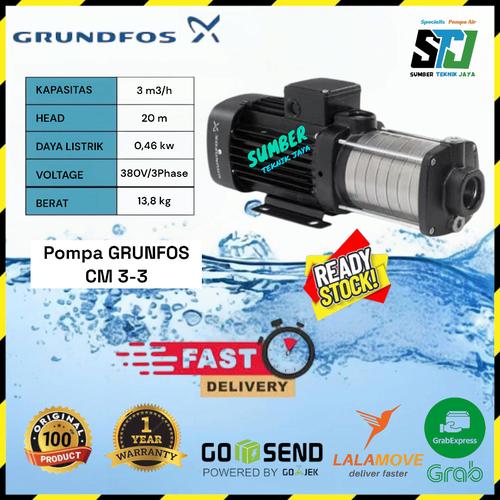 Jual Pompa Grundfos CM 3-3 3phase Multistage Horizontal - Jakarta Barat ...