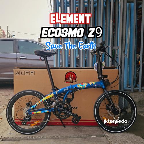 Jual Sepeda Lipat Ecosmo Z9 SAVE THE EARTH - Jakarta Barat - Jktsepeda ...
