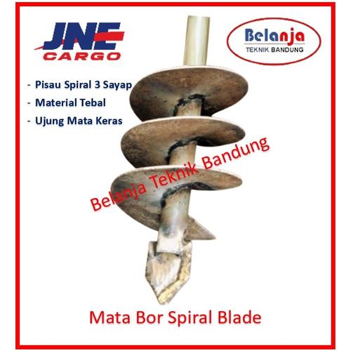 Jual Mata Bor Geologi Pisau Spiral 40 cm atau 16 Inchi Bor Tanah Keras ...