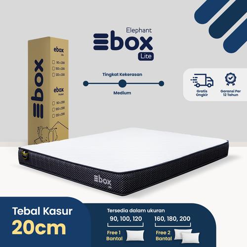 Promo Elephant Ebox Lite Kasur springbed in a box Bonnell Spring - 90 ...