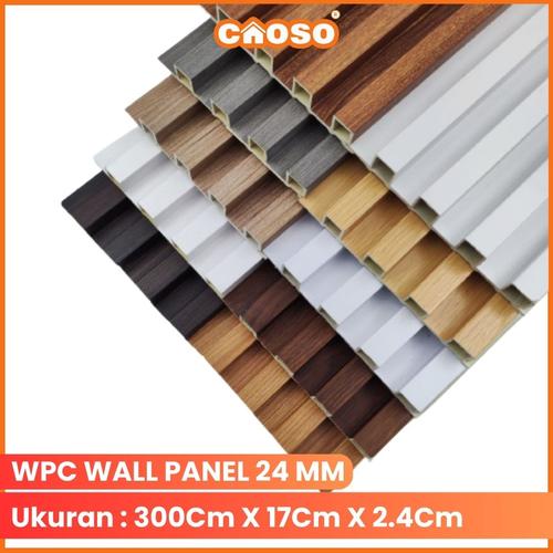 Promo Wpc Wall Panel 24mm 300x16 Dekor Dinding Wood Panel 3m Pvc ...