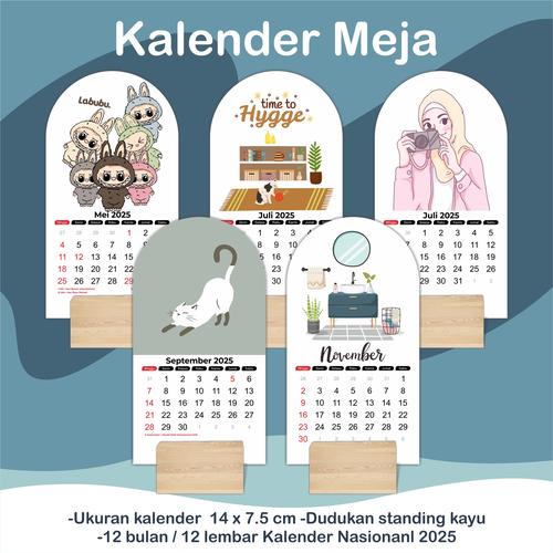 Jual Kalender meja standing - desk callendar - kalender mini standing ...