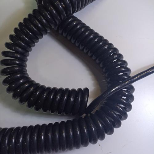 Jual cable spiral Besar 4x1mm2 (3x1mm2) hitam per 2 meter setelah ...