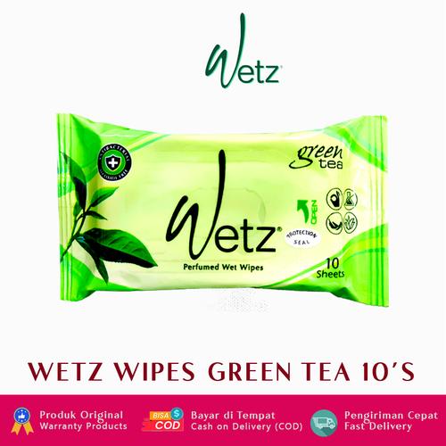 Jual WETZ TISSUE BASAH GREEN TEA 10,18 & 30 SHEETS - 10S - Kota ...