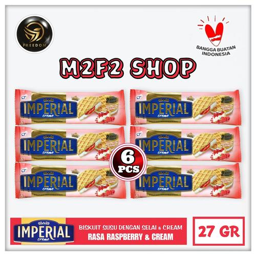 Jual Imperial Creme Raspberry | Biskuit Susu Selai Rasa Raspberry ...