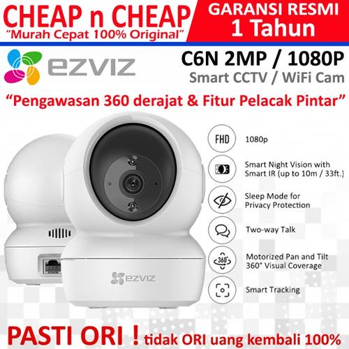 Jual Ezviz C6N 1080P 2MP Rotate 360 Indoor Full HD - Wifi Wireless ...