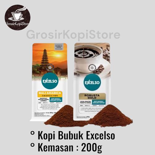 Jual Excelso Kopi Bubuk Bali Arabica, Robusta Gold 200g - Jakarta ...